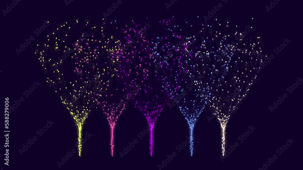 Neural network concept. High technology process. Abstract background ...