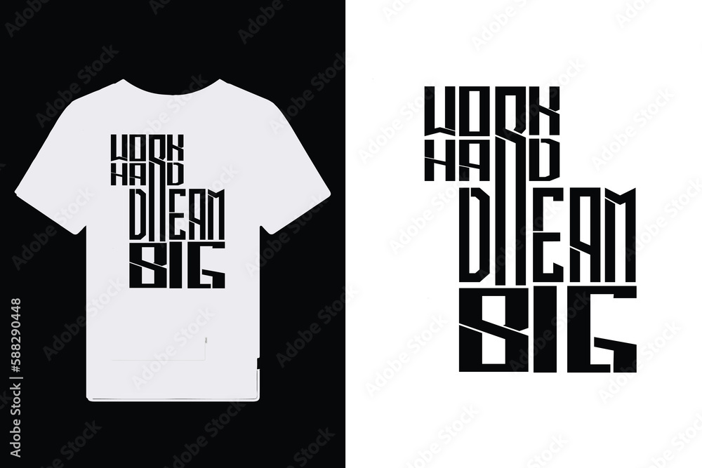 T-shirt design ( text typographic design) Stock Vector | Adobe Stock