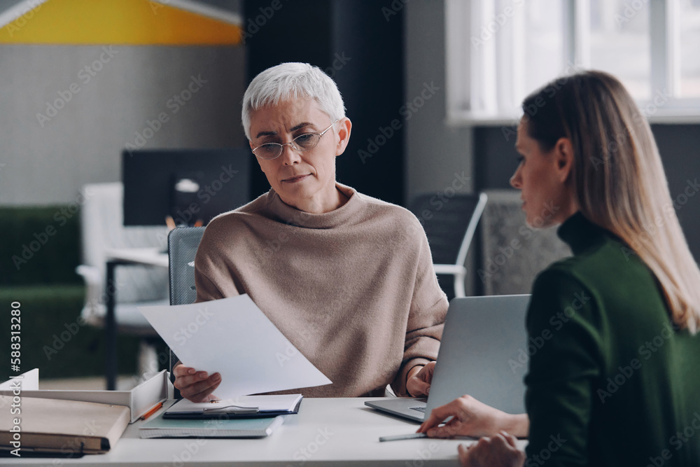 Older Female Job Interview