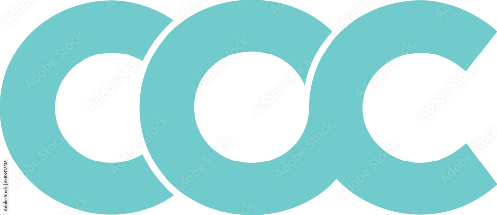Letter COC logo design on transparent background, COC letter logo Stock ...