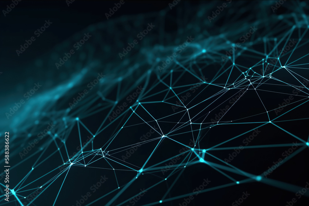 Network digital background, minimalist , connection and web concept ...