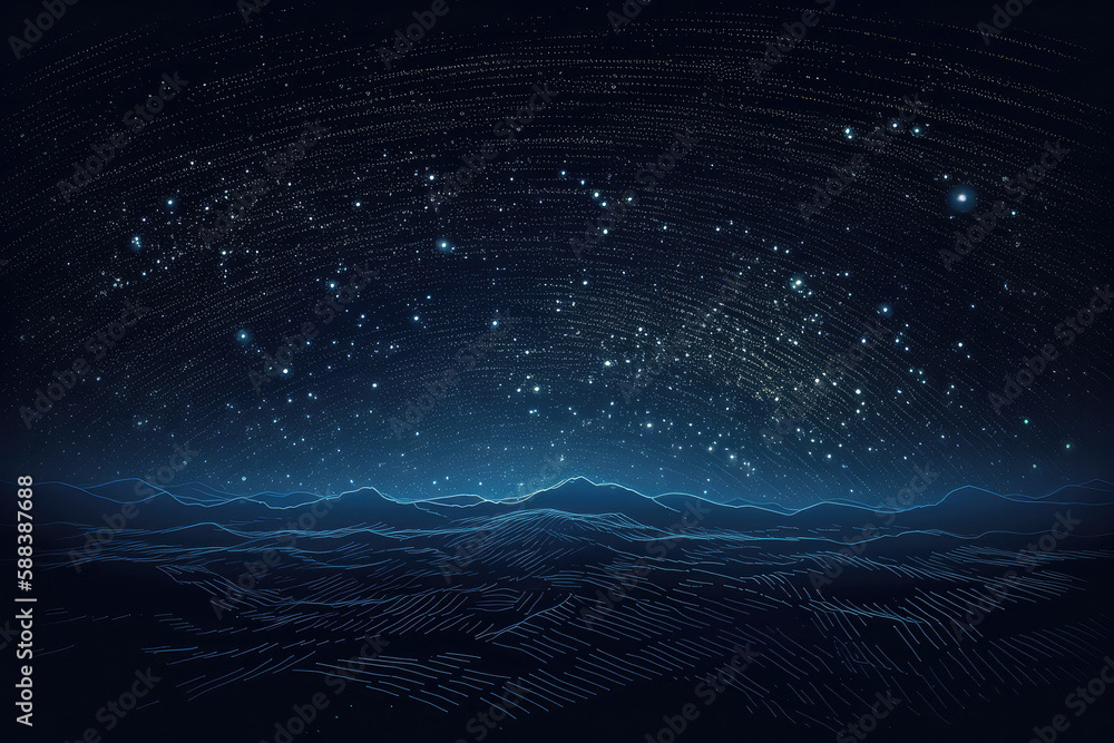 ASCII Art style Illustration of XXXXX over blue background. Generative ...