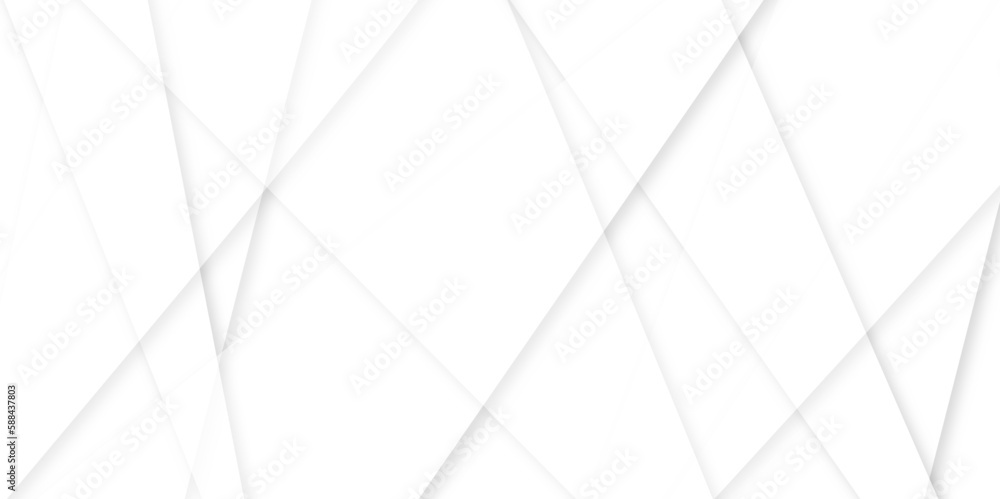 Abstract white line vector background with geometric triangular or ...