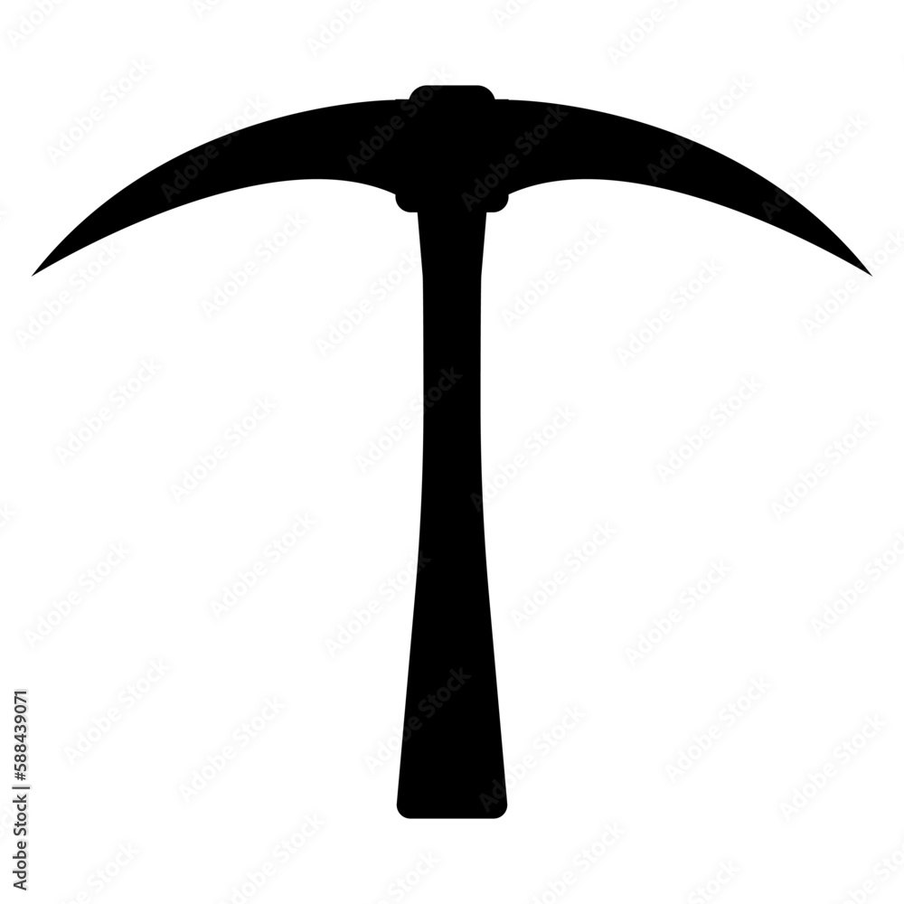 Mining Pick Axe Stock Vector | Adobe Stock