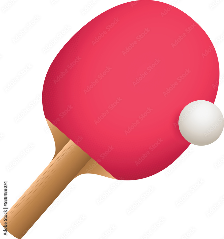 Table tennis bat and ball icon Stock Illustration | Adobe Stock