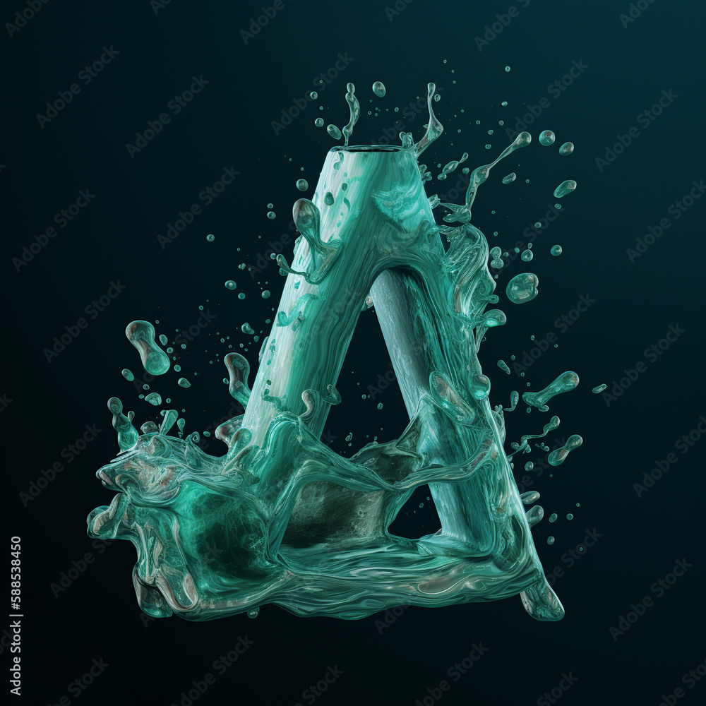 letter, A, water, splash, black, woman, drop, liquid, art, light ...