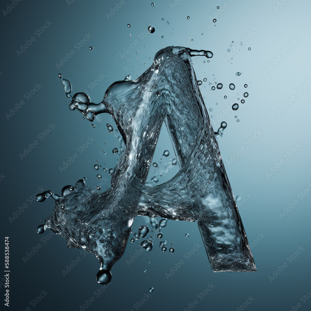letter, A, water, splash, black, woman, drop, liquid, art, light ...