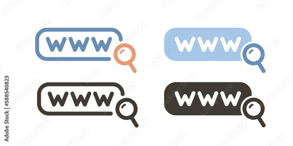 Vector icon illustration graphic element design of a search bar button ...