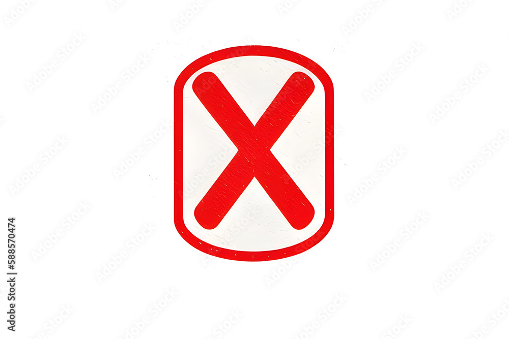 no X icon transparent background PNG Stock Illustration | Adobe Stock
