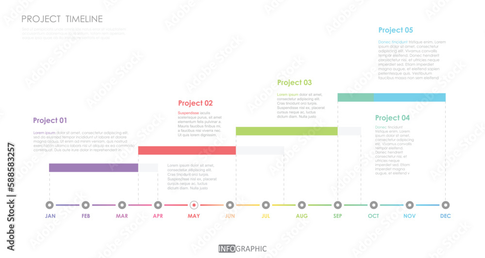 project timeline diagram Infographic roadmap template for business. 12 ...
