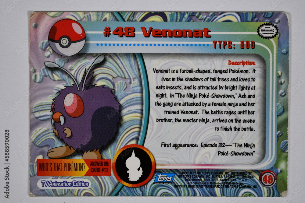 Venonat Card