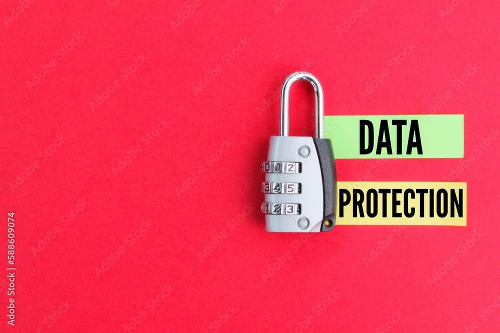 key with the word Data Protection. the concept of personal data ...