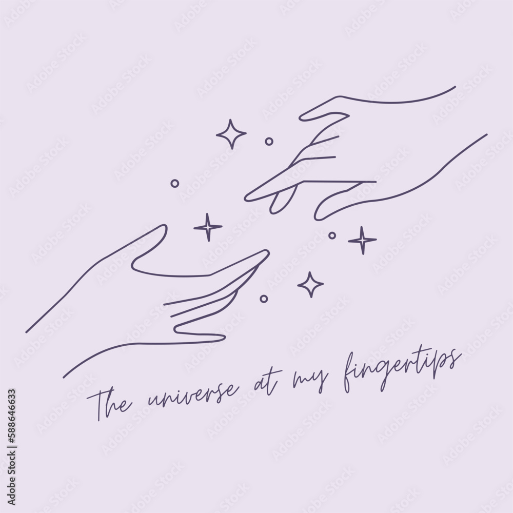 Line Art Spiritual Purple Instagram Post, Continuous line art, one line ...
