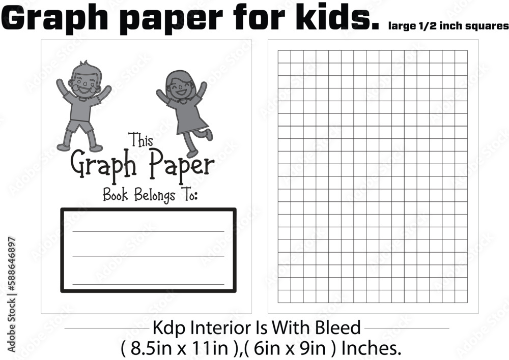 Graph paper Multiplication, School Smart Double Sided Graph Paper for ...
