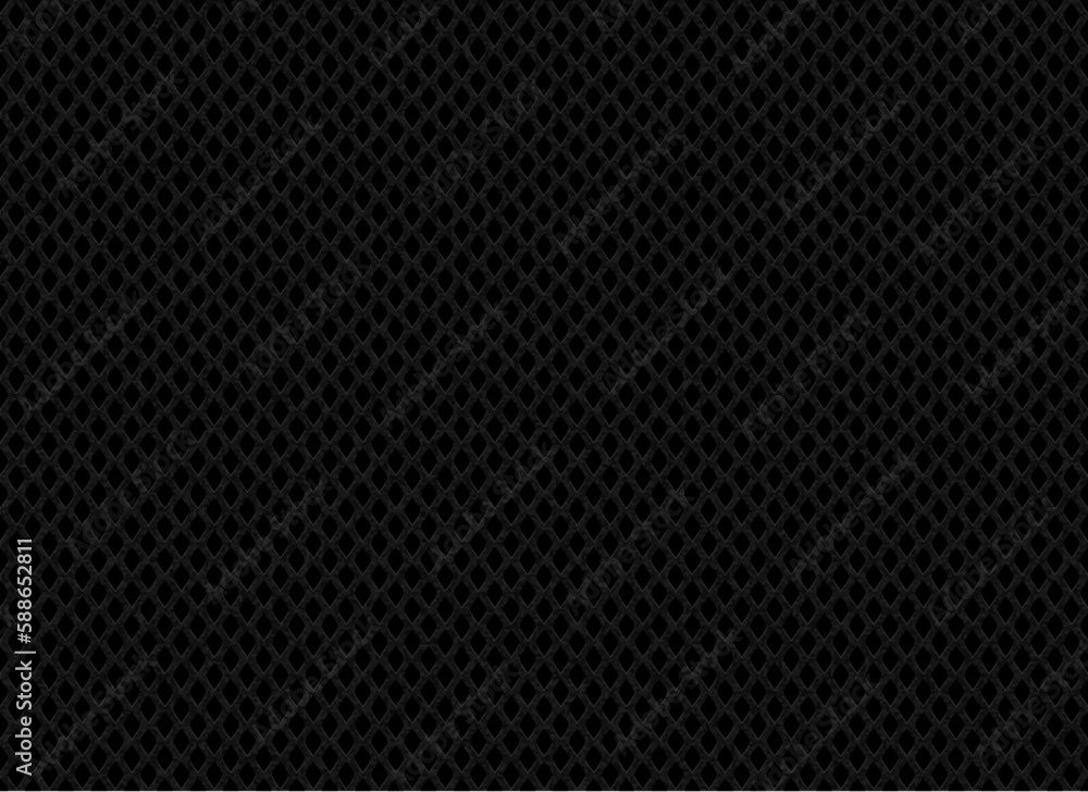 Vector black nylon fabric pattern seamless texture background. Black ...