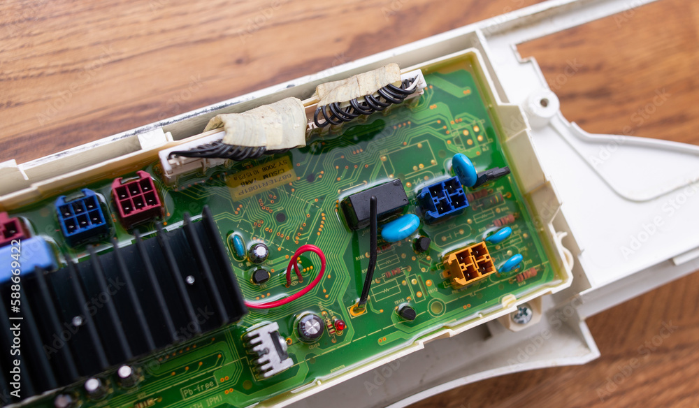 Parts of an automatic washing machine, repair of household appliances ...