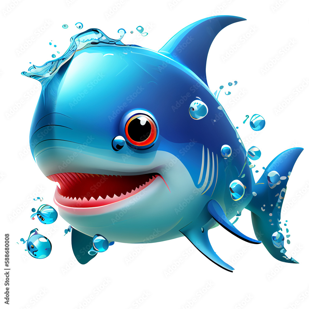 shark clipart, shark on Transparent background png, sublimation design ...