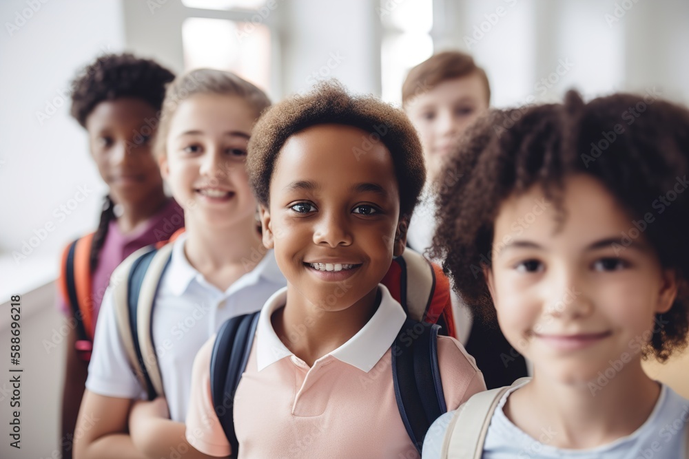 Happy Elementary Student