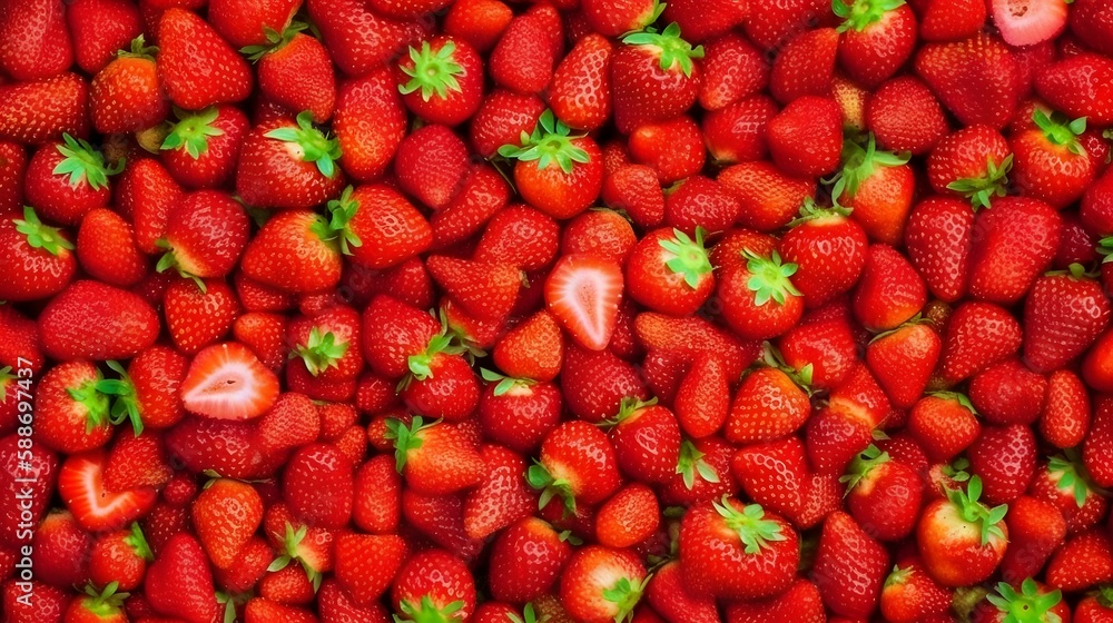 Strawberries background. Strawberry. Food background. Stock ...