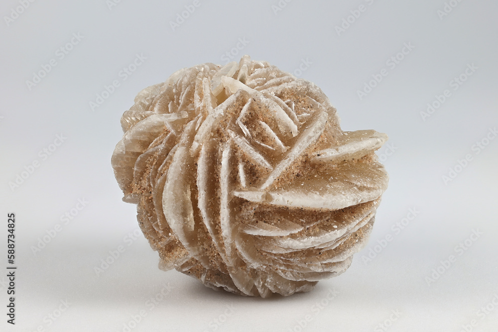 Desert rose or sand rose is a rose-like formations of crystal clusters ...