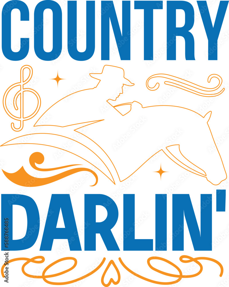 Country darlin', Wester Design Png, Western PNG, Sublimation Designs ...
