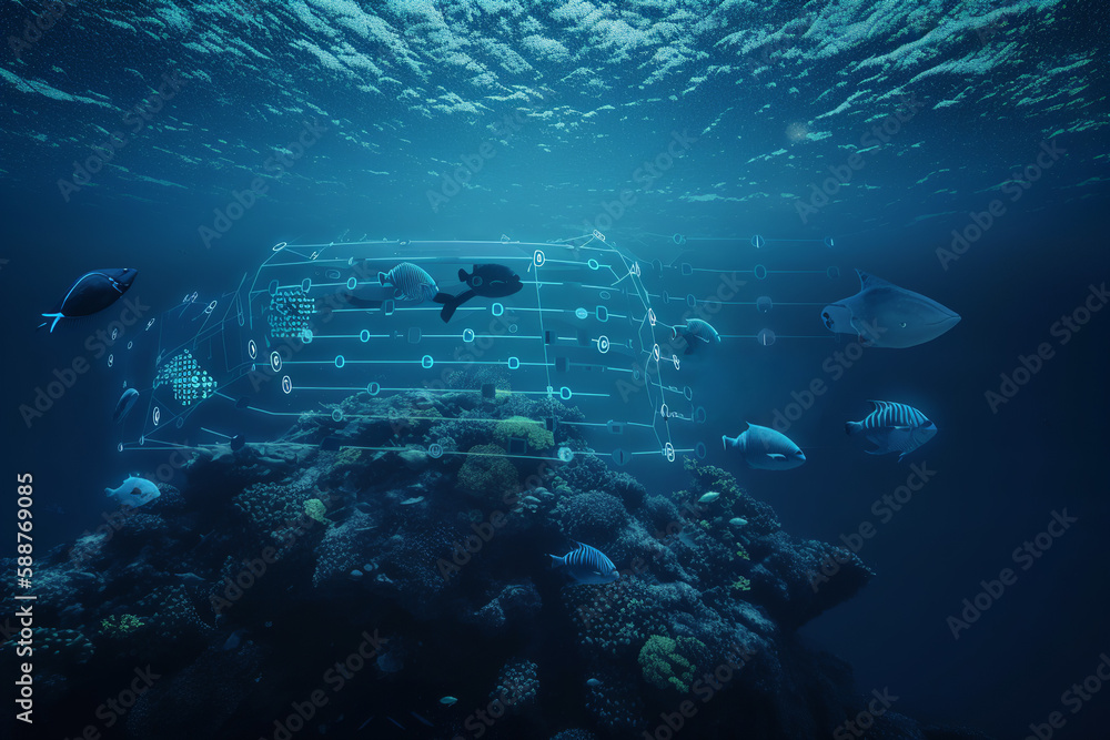 An AI based system uses data from ocean sensors to monitor and predict ...