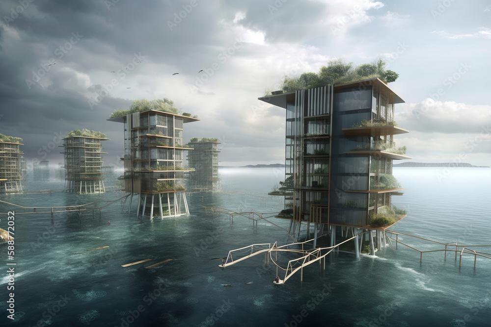 An imagined future where communities adapt to the impacts of rising sea ...