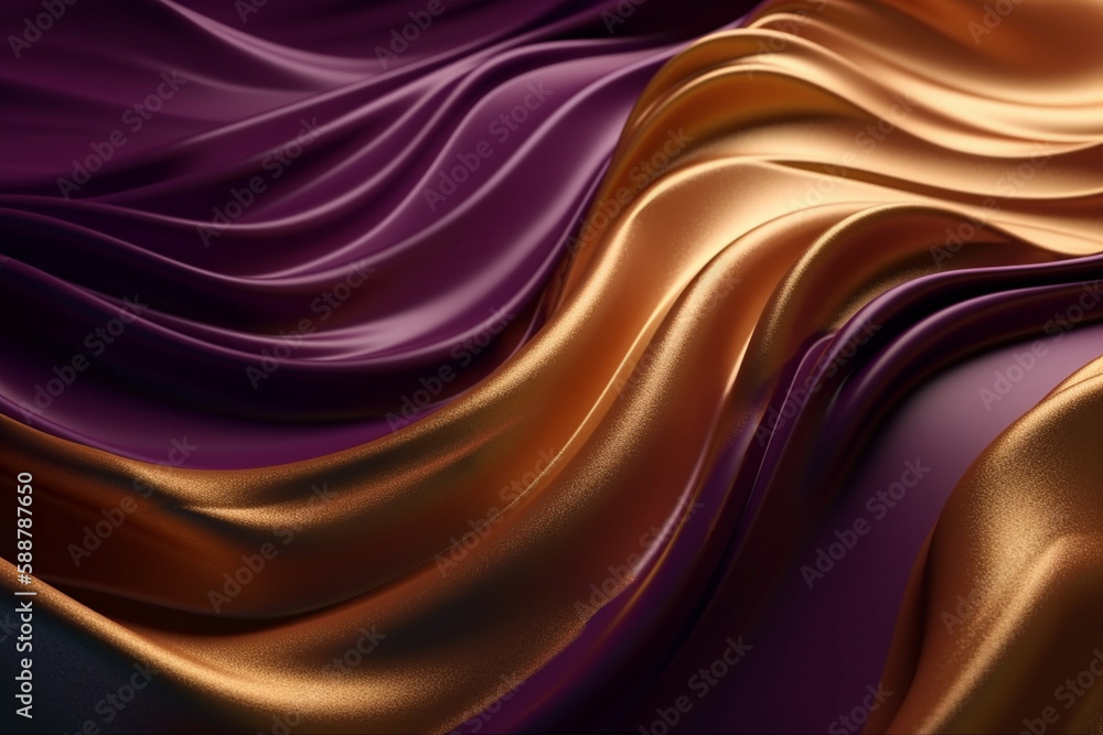 Silk texture background in yellow and purple colors, suitable for ...
