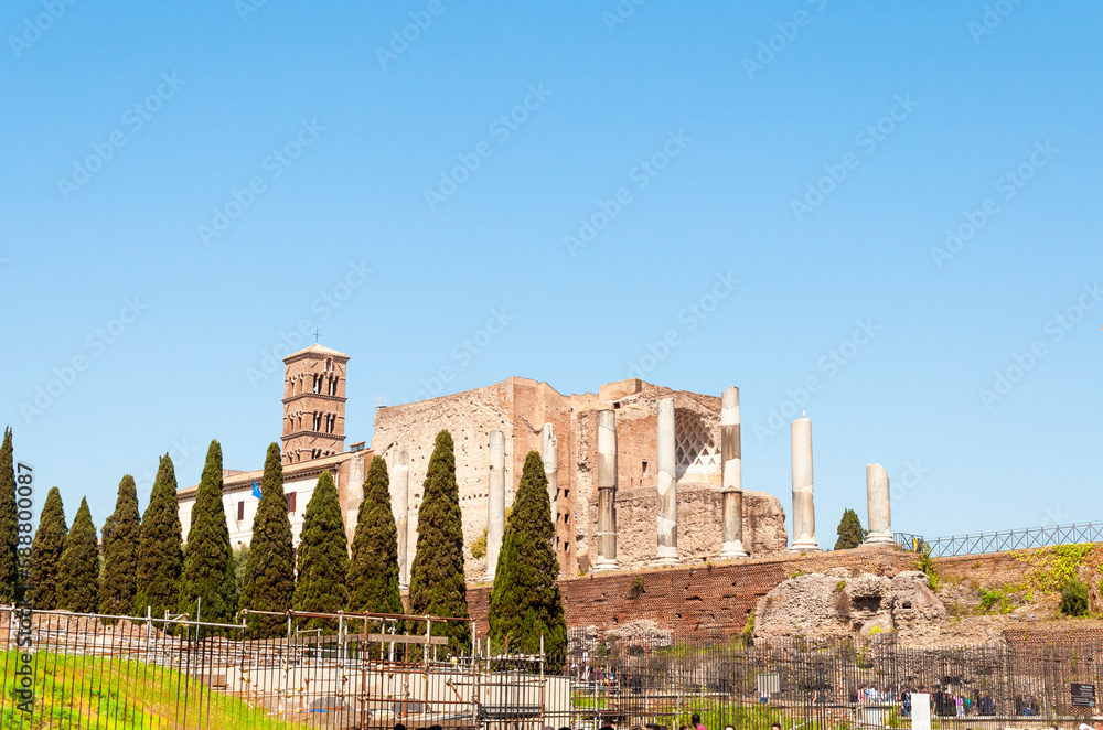 The Temple of Venus and Roma (Templum Veneris et Romae) on the Velian ...