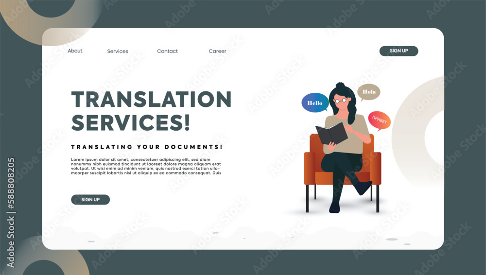 We are hiring. we are hiring language translator website ui ux. English ...