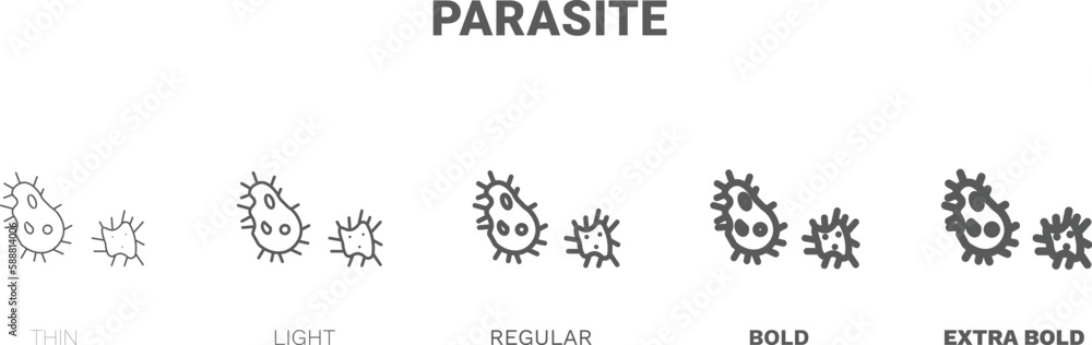 parasite icon. Thin, regular, bold and more style parasite icon from ...