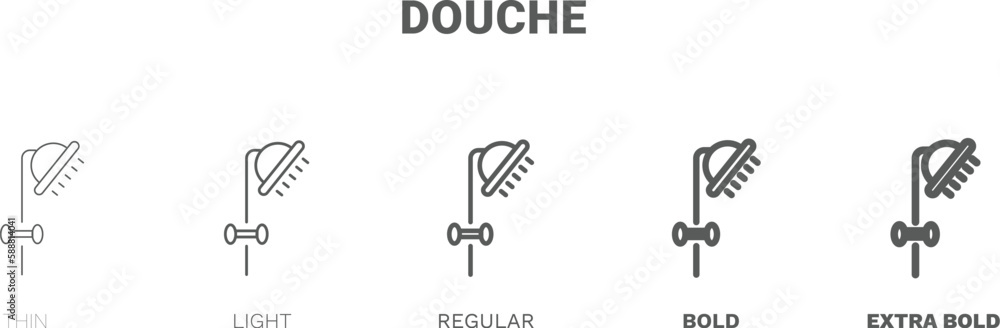 douche icon. Thin, regular, bold and more style douche icon from ...