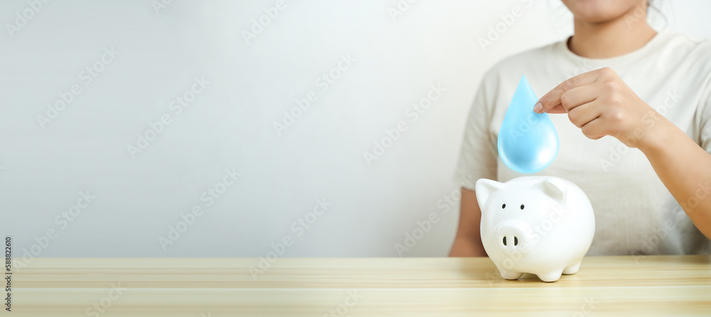 Save water, save the world and be friendly to the environment ...