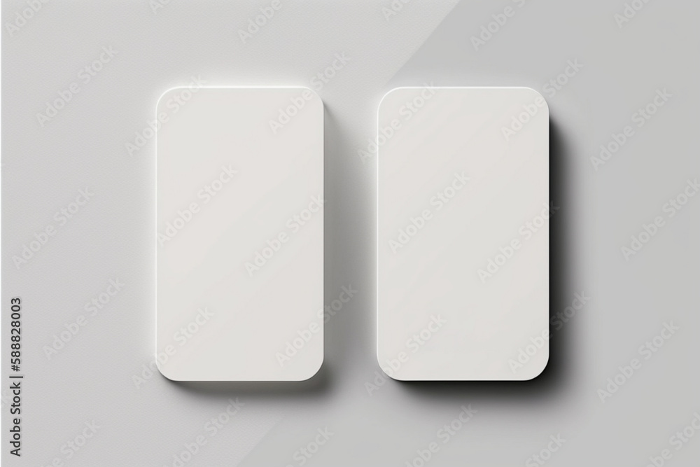 Business card mockup template. visiting card mockup. illustration of a ...