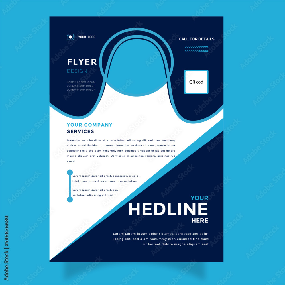 Promoting your business poster design template flyer, Business ...