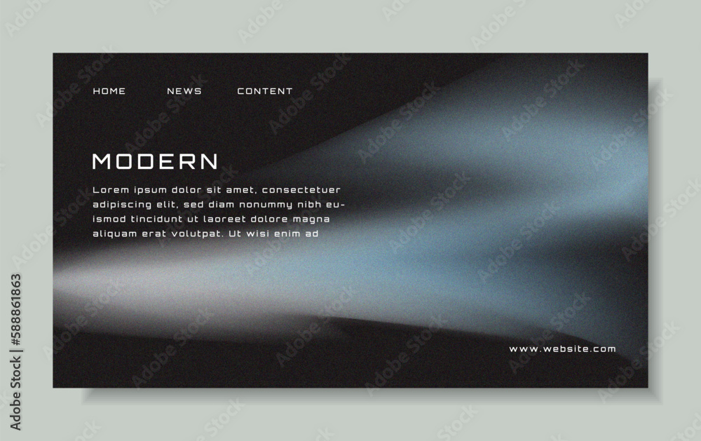 Modern trendy grainy gradient background, colorful abstract liquid 3d ...