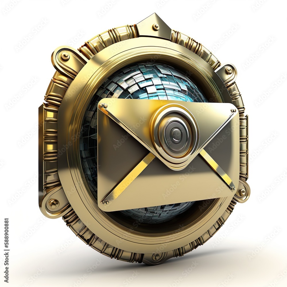 banner showing a sybmol of internet security, email security, ncryption ...