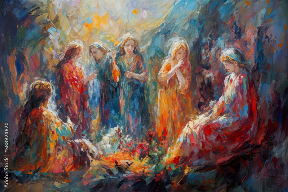 "Rising from the Dead: The Resurrection of Lazarus in Oil Paint ...