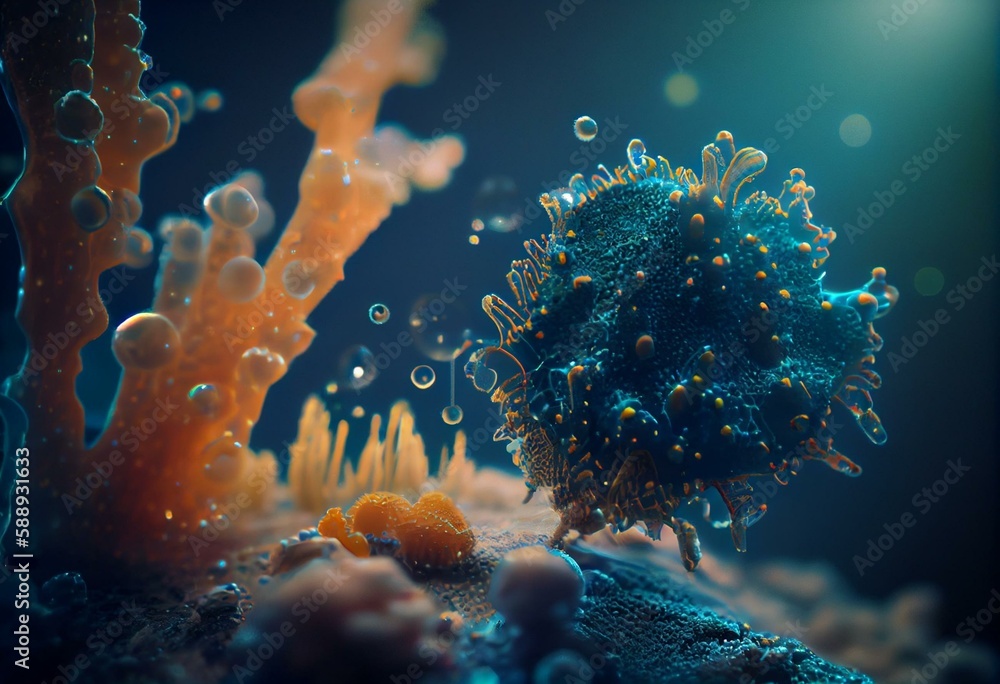 Tiny little pieces. Particles and cells at the molecular level ...