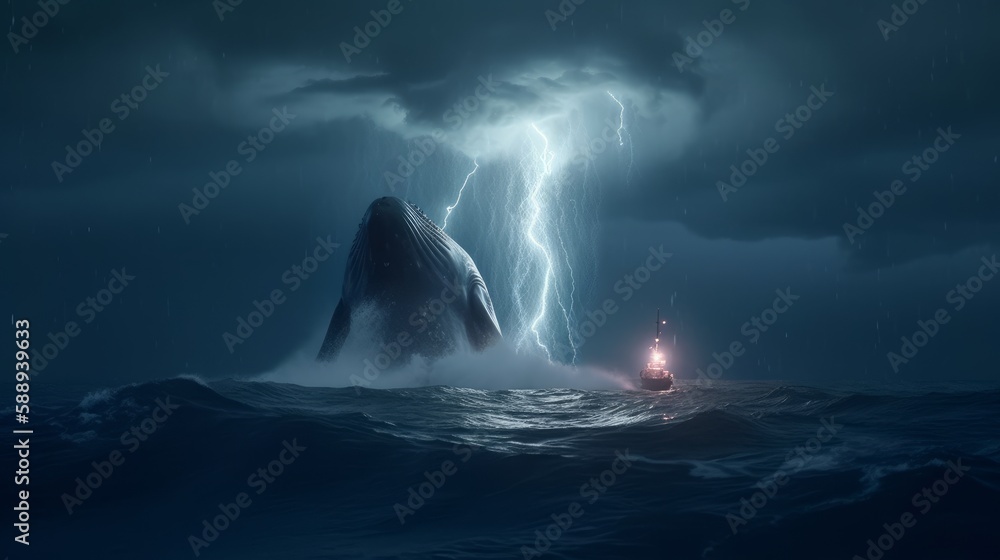 Tim Walker captures the epic clash of sea monster and whale amidst ...