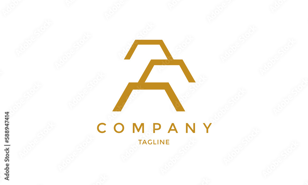 Gold logo for all kinds of business Stock Vector | Adobe Stock