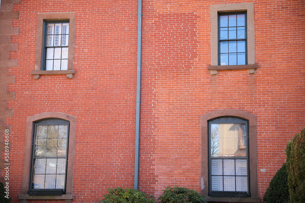 Old brick buildings symbolize nostalgia, history, durability, and a ...