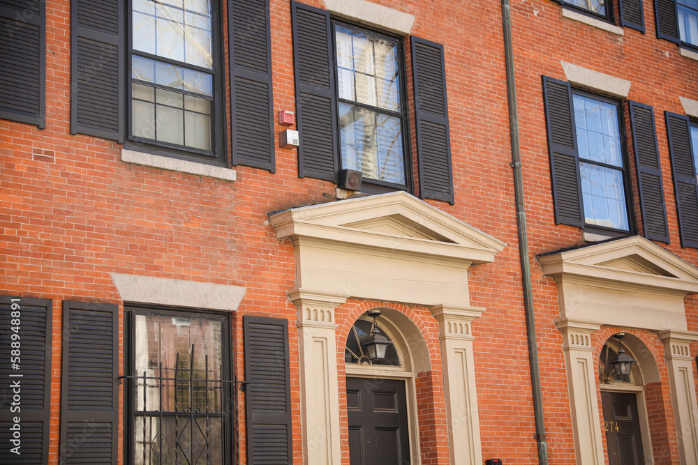 Old brick buildings symbolize nostalgia, history, durability, and a ...