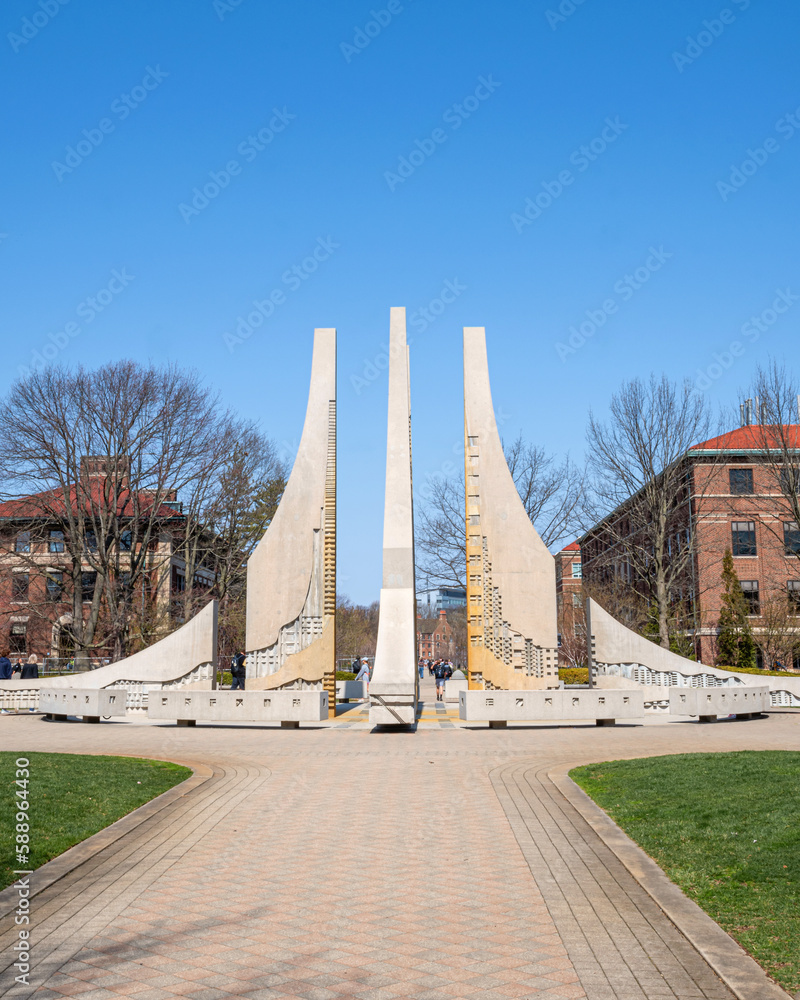 Purdue Mall Water Sculpture, also known as the Purdue University ...