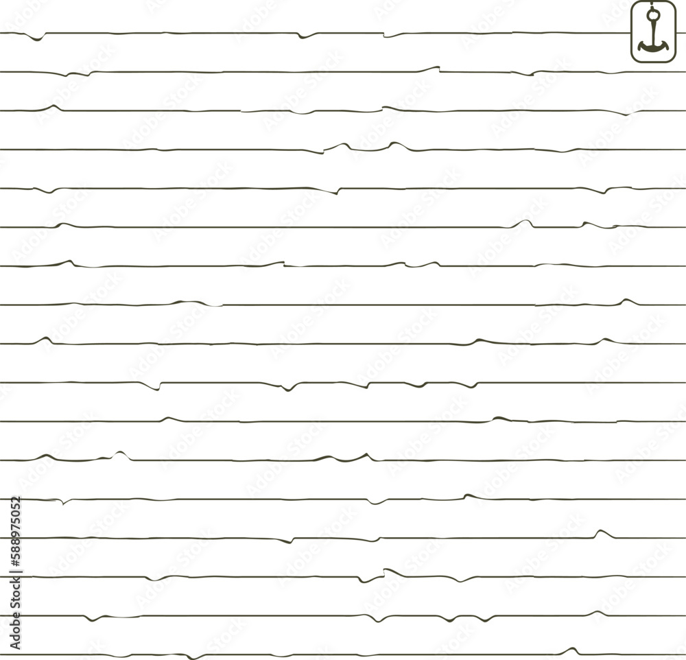 Lined sheet with the effect of distorted or slightly wavy lines. There ...