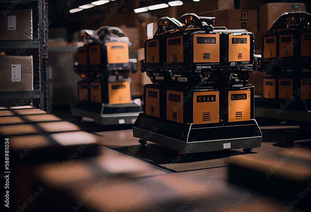 Robots efficiently sorting hundreds of parcels per hour(Automated ...