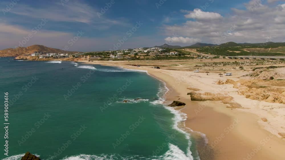 EL TULE LOS CABOS BCS MEXICO-2022: An Aerial View Of A Sandy Beach And ...
