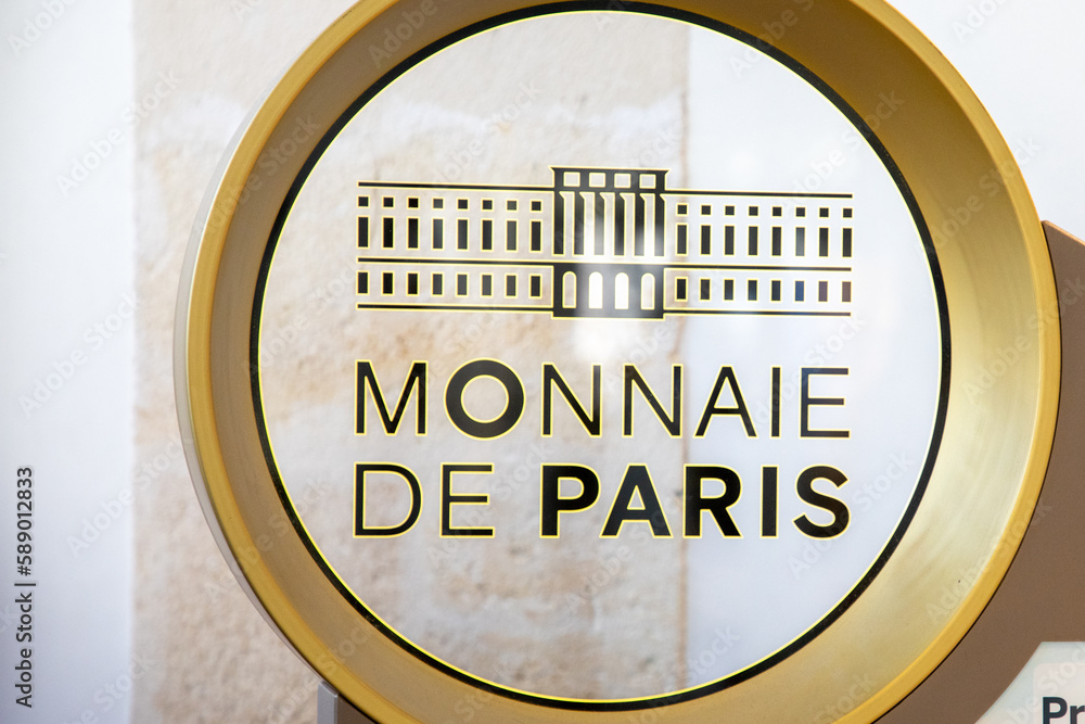 monnaie de paris sign logo and text brand distributor currency coin and ...