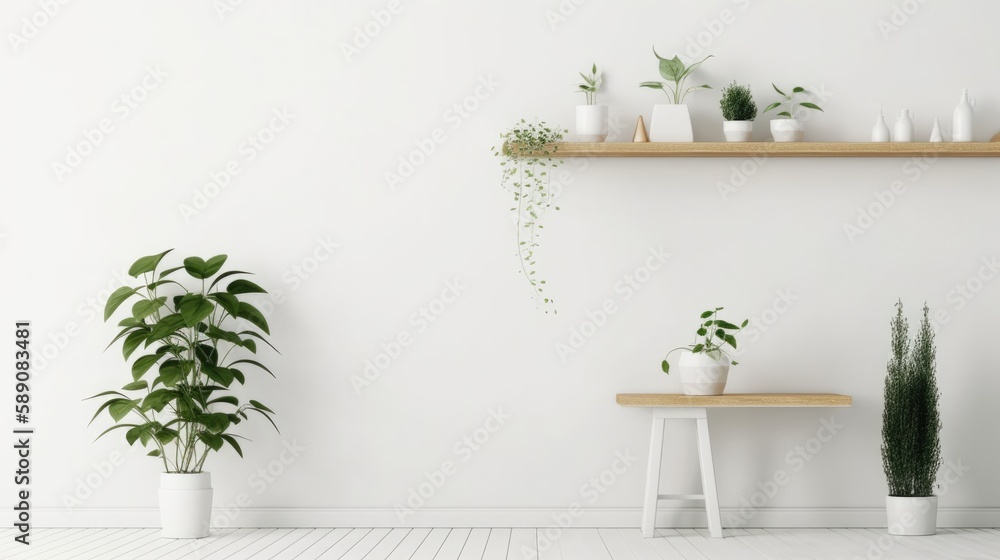 Contemporary Interior Design Background. Modern Poster Mock up ...