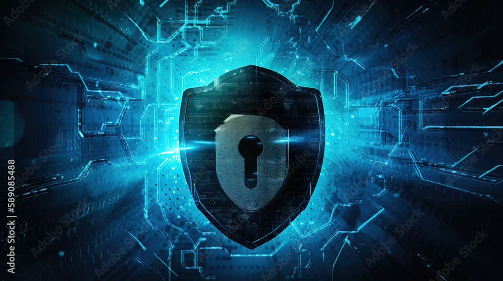 Internet Security Software, padlock, antivirus, firewall, and binary ...